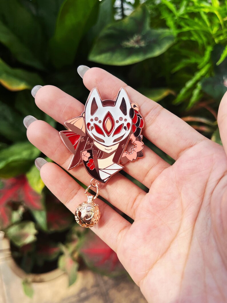 Original Kitsune Series: Enamel Pins - Etsy