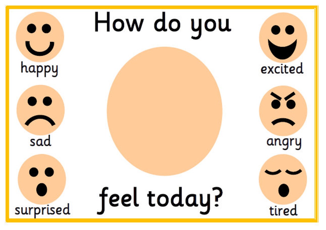 Printable Feelings Mat, Emotions, How Do You Feel Today? ADHD, ASD, SEN ...