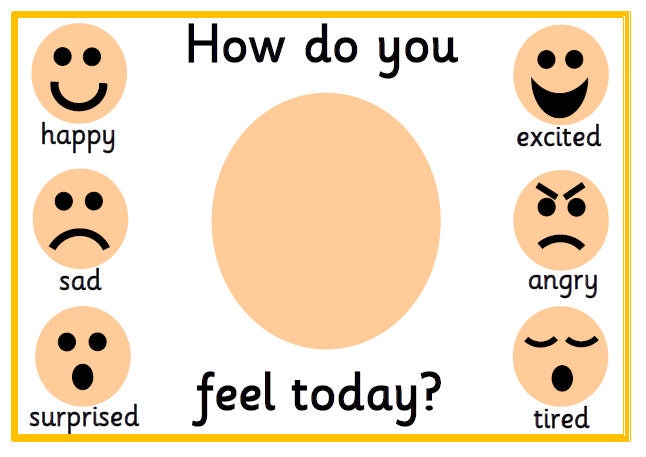 Printable Feelings Mat, Emotions, How Do You Feel Today? ADHD, ASD, SEN ...