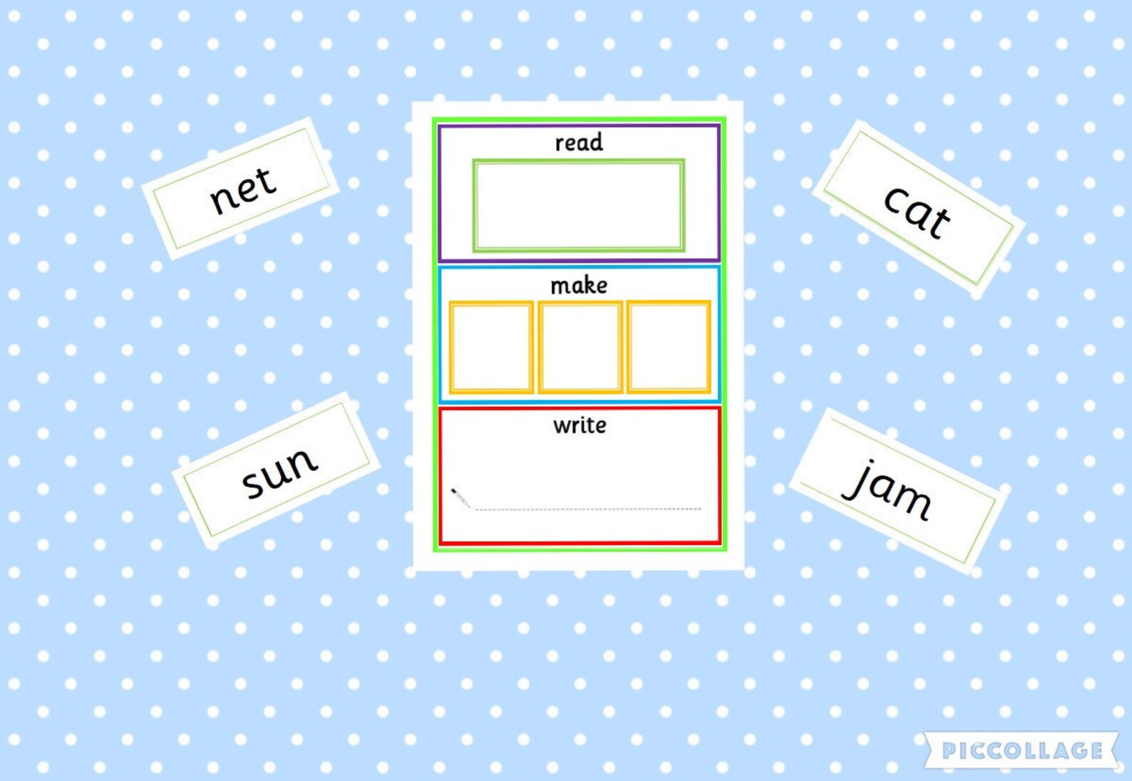 PRINTABLE CVC Word Building Activity, Phonics, Literacy, EYFS, Pre ...