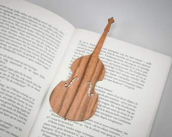 Bass Guitar Bookmark Walnut / Personalized Bass Guitar Gift | Etsy