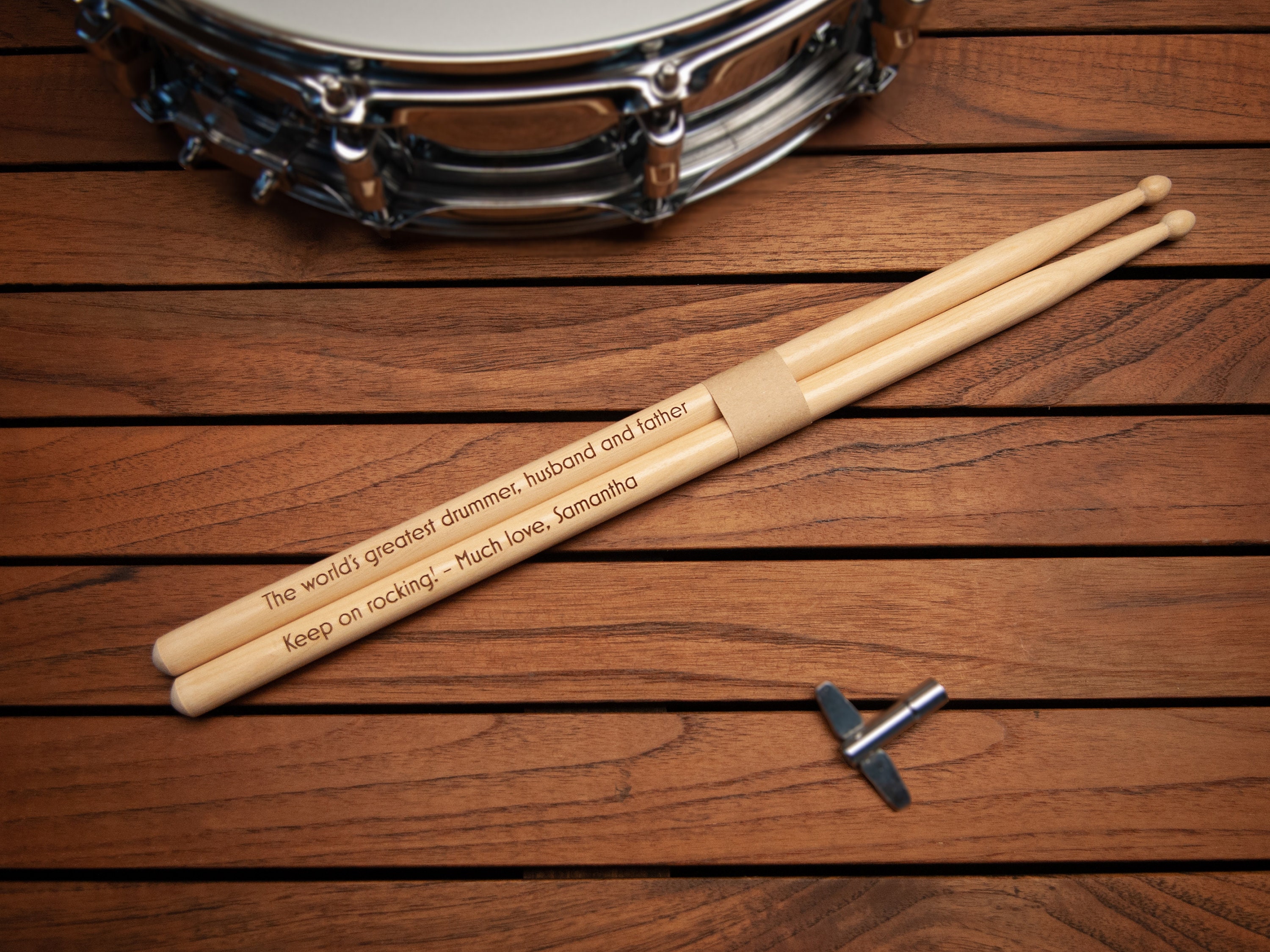 Personalized Drumsticks - Engraved Drumsticks - Maple 5A Drumsticks ...