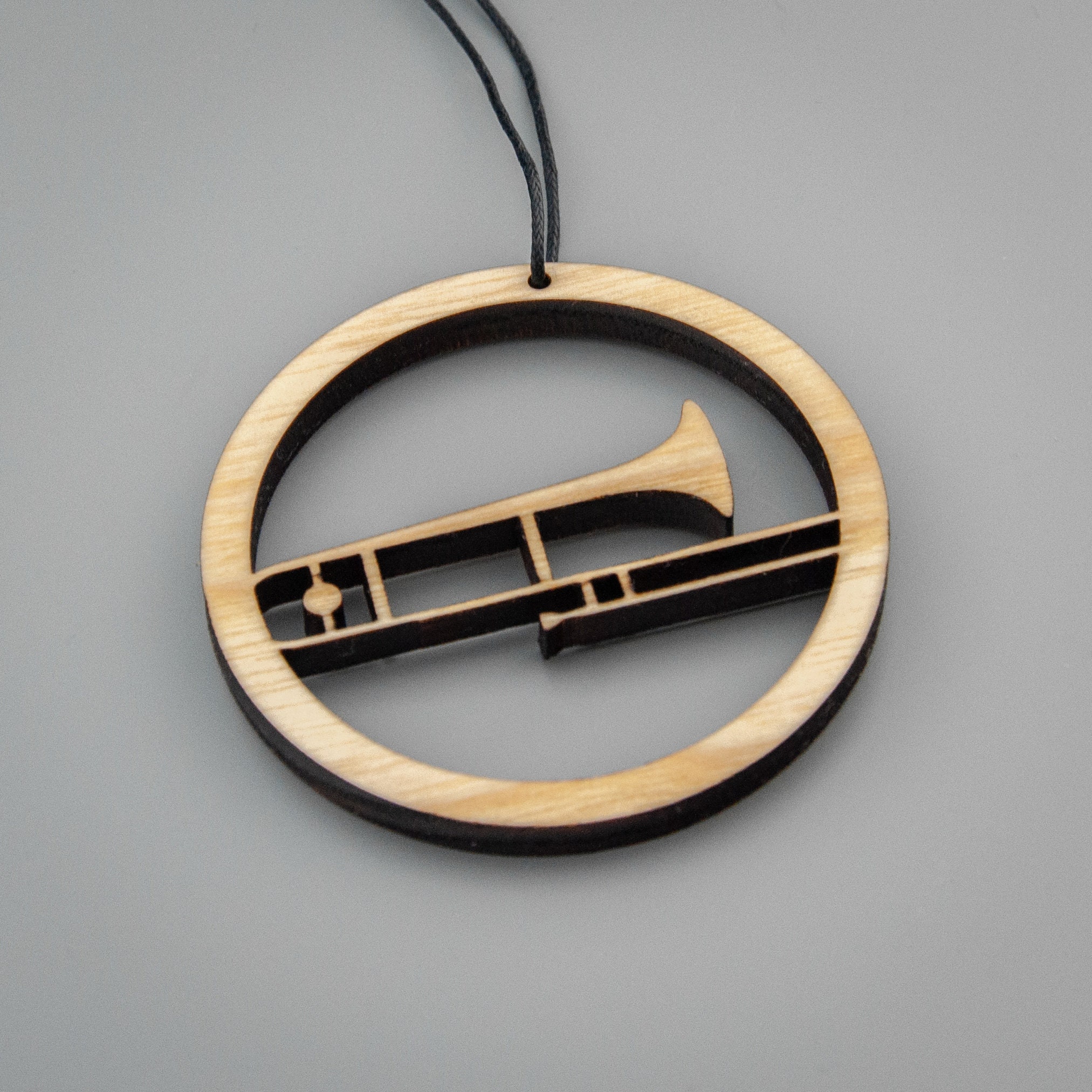 Trombone Christmas Ornament Ash / Trombone Player Gift / Personalized ...