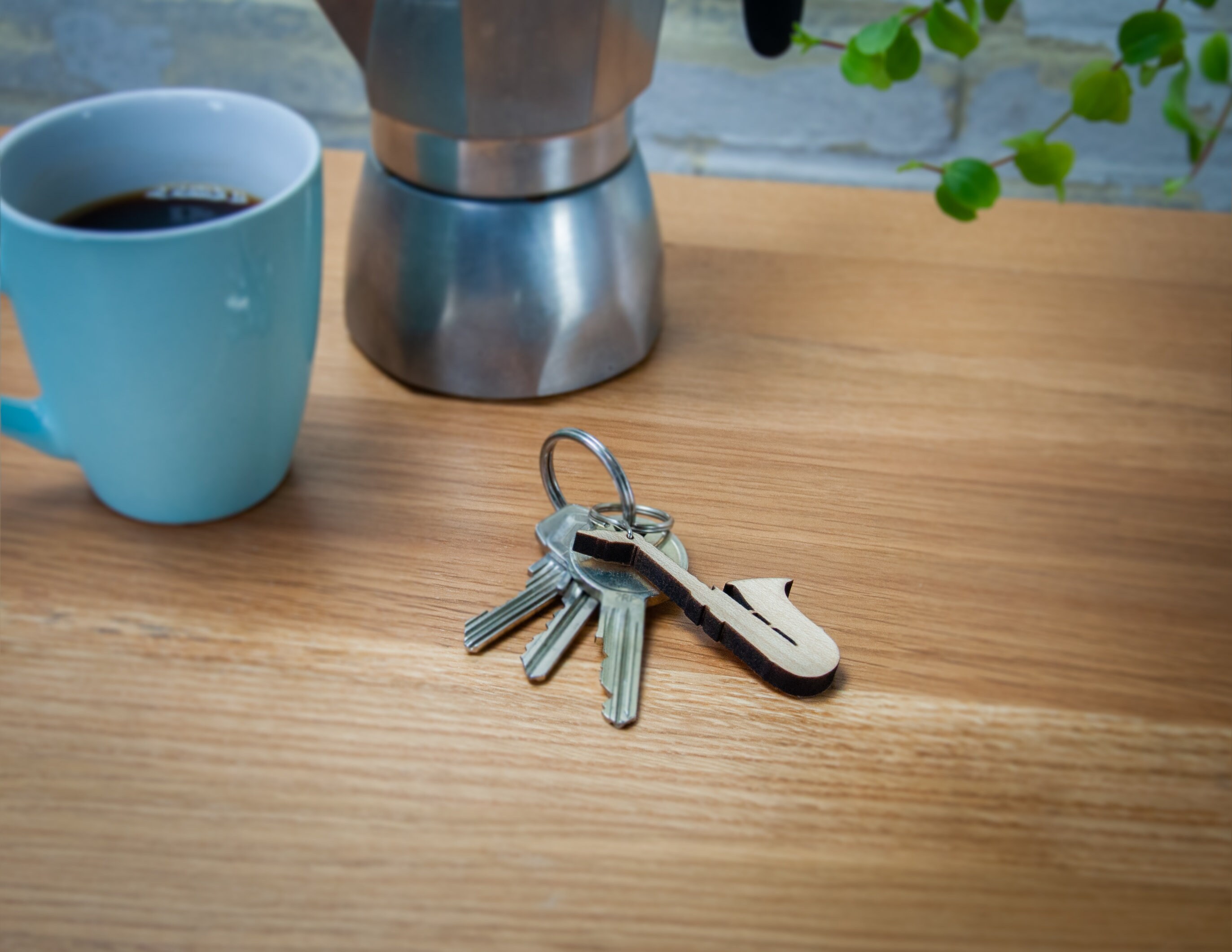 Personalized Saxophone Keychain Maple / Personalized Music | Etsy