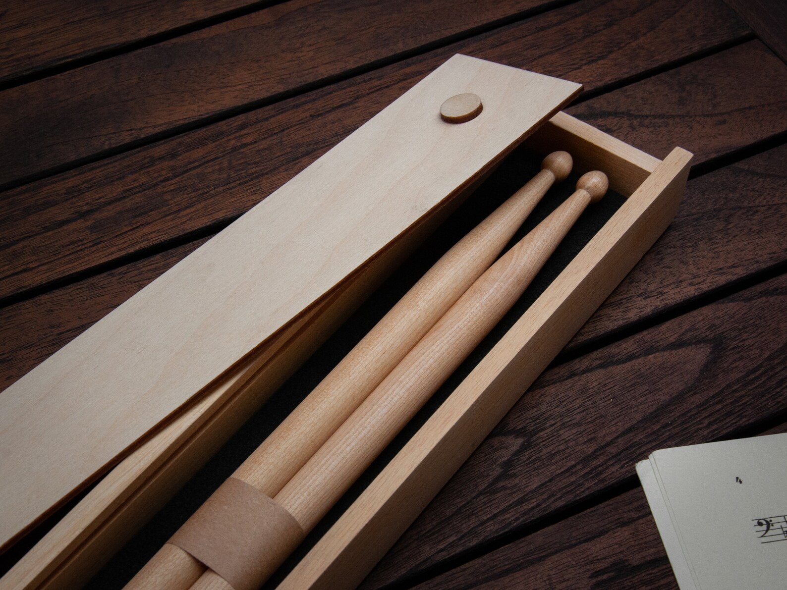 Personalized Drumsticks in Wooden Giftbox Engraved Drumsticks Drummer ...