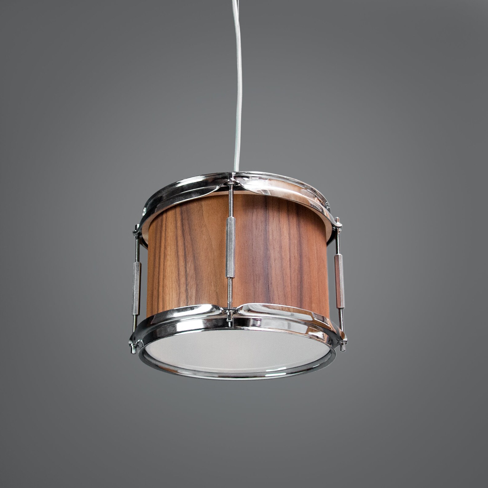 Drum Pendant Lamp 'smith' Wooden Drum Pendant Lamp - Etsy Canada