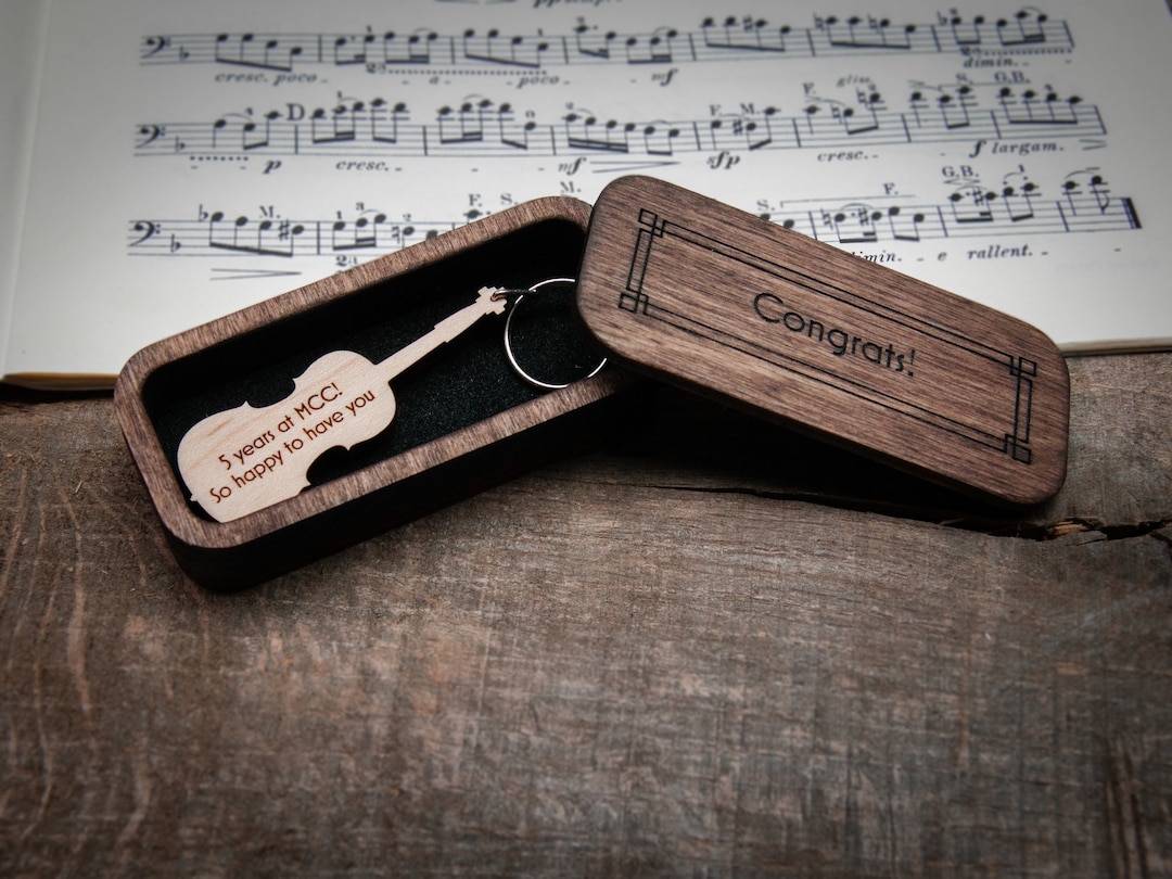 Personalized Cello Keychain Maple / Personalized Music Gift / Cello ...