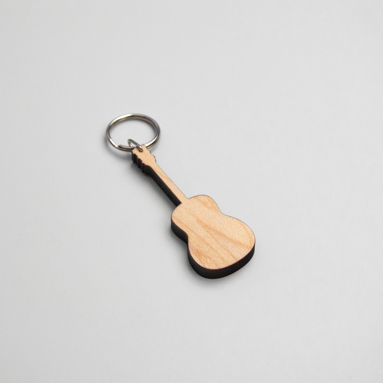 Personalized Guitar Keychain Maple / Guitar Gift / - Etsy