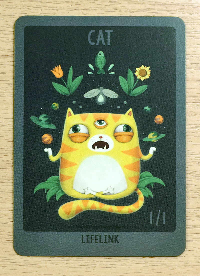 Cat 2 Lifelink Custom Token for Magic the Gathering MTG - Etsy