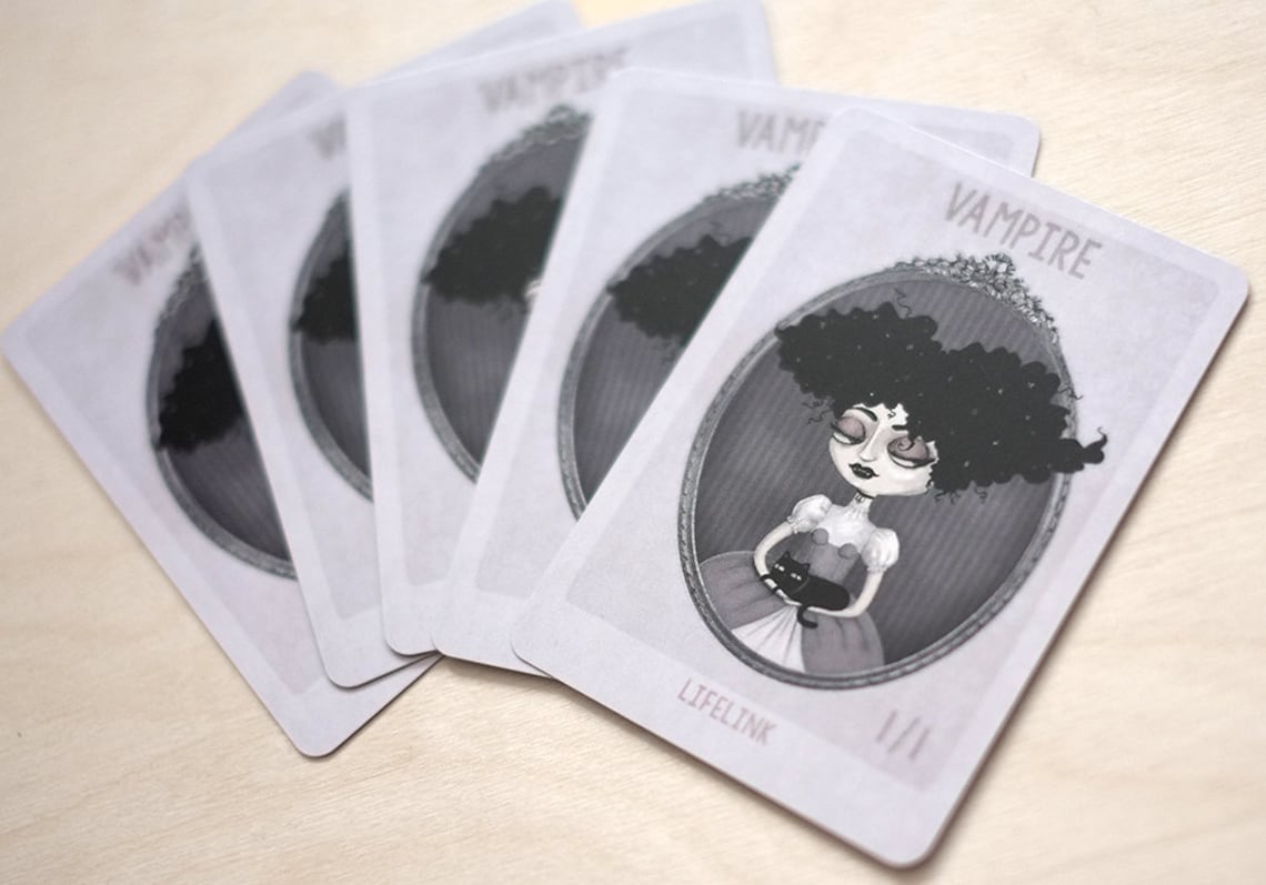 5 Vampire #3 Tokens, White Lifelink, for Magic the Gathering, MTG - Etsy