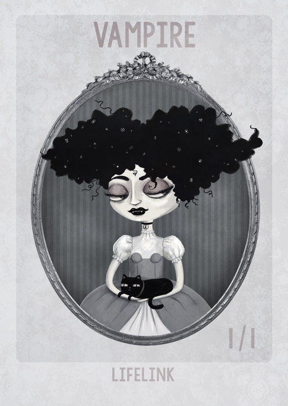 Vampire 3 lifelink custom Token for Magic the Gathering MTG | Etsy