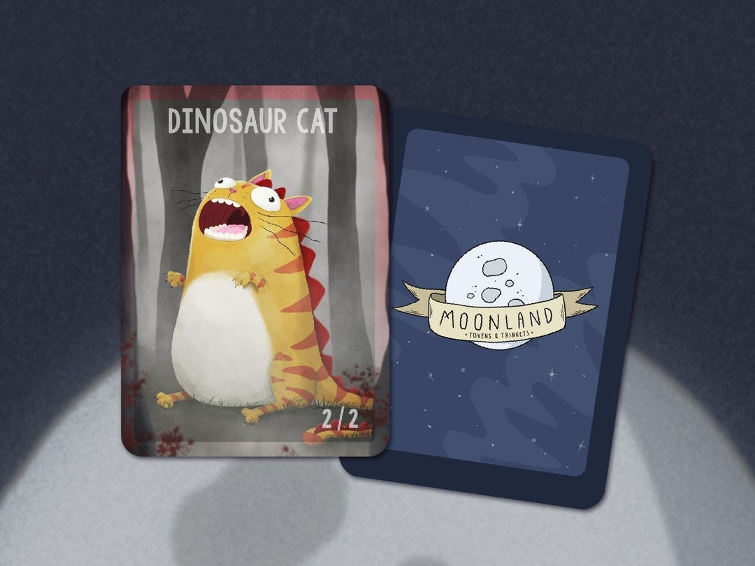 Dinosaur Cat Token for Gavi, Magic the Gathering, MTG - Etsy