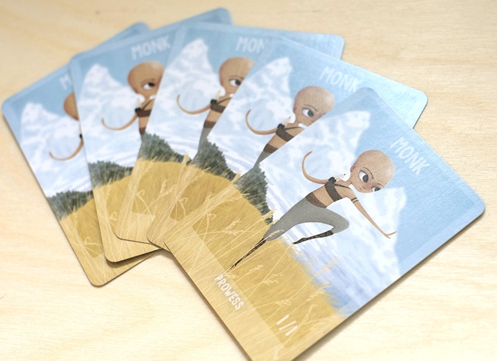 Monk Custom Token for Magic the Gathering MTG - Etsy Sweden