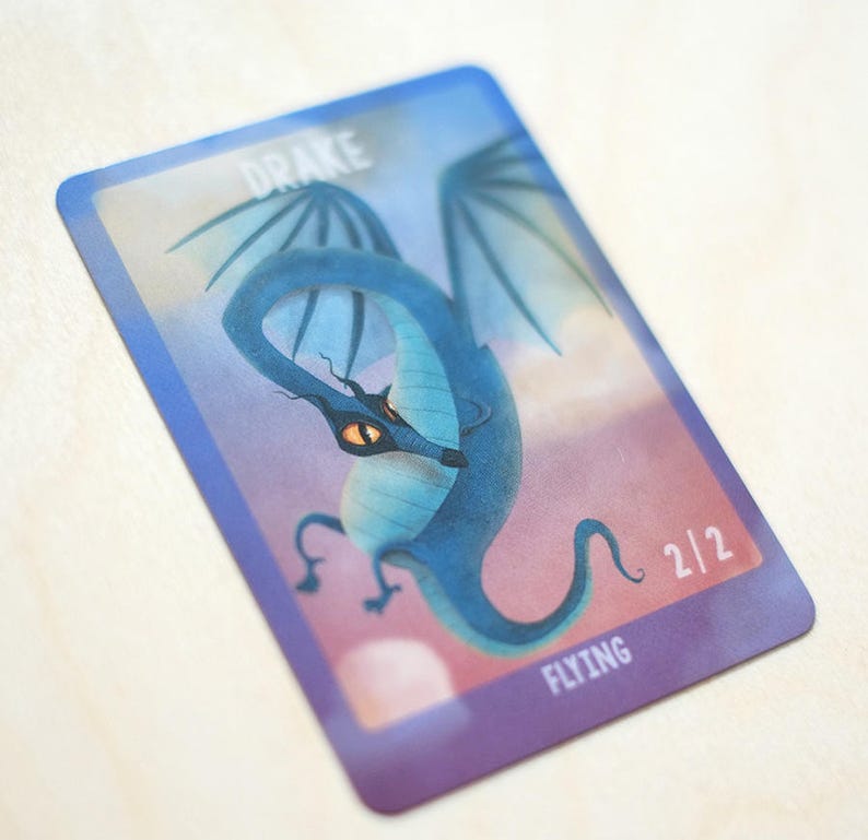 Blue Drake Custom Token for Magic the Gathering MTG - Etsy