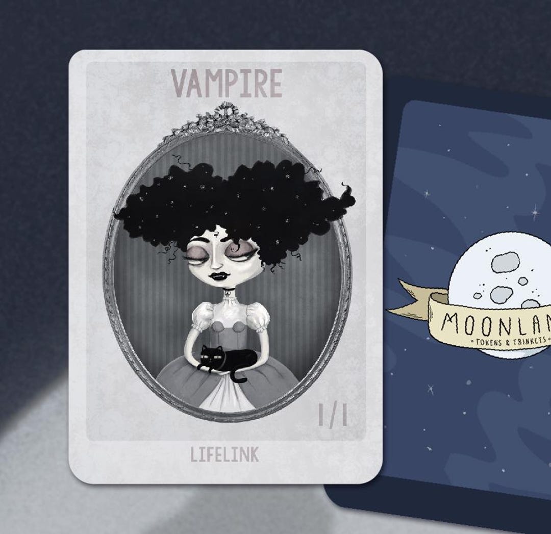 5 Vampire #3 Tokens, White Lifelink, for Magic the Gathering, MTG - Etsy