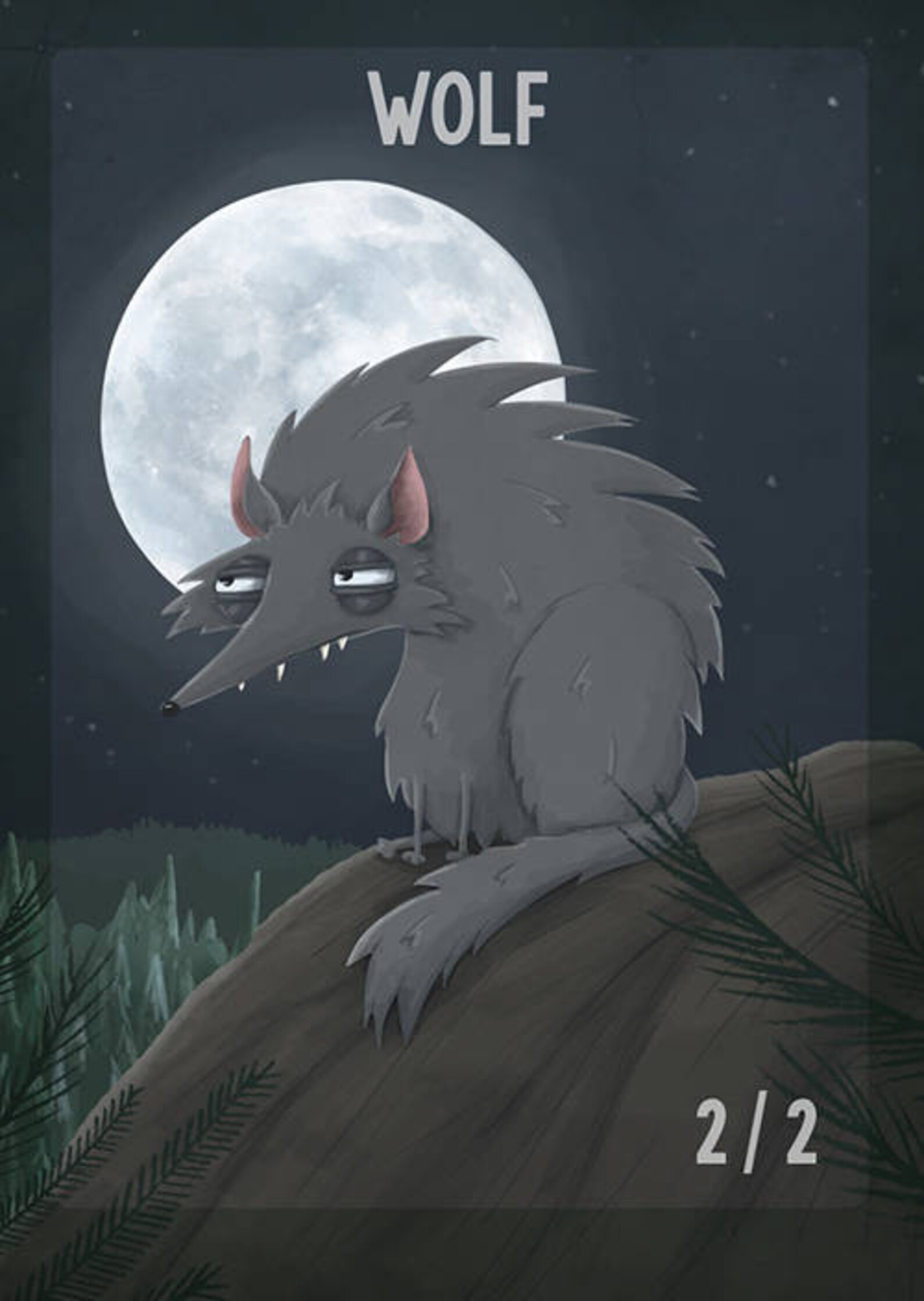 Wolf Custom Token for Magic the Gathering, MTG - Etsy Sweden