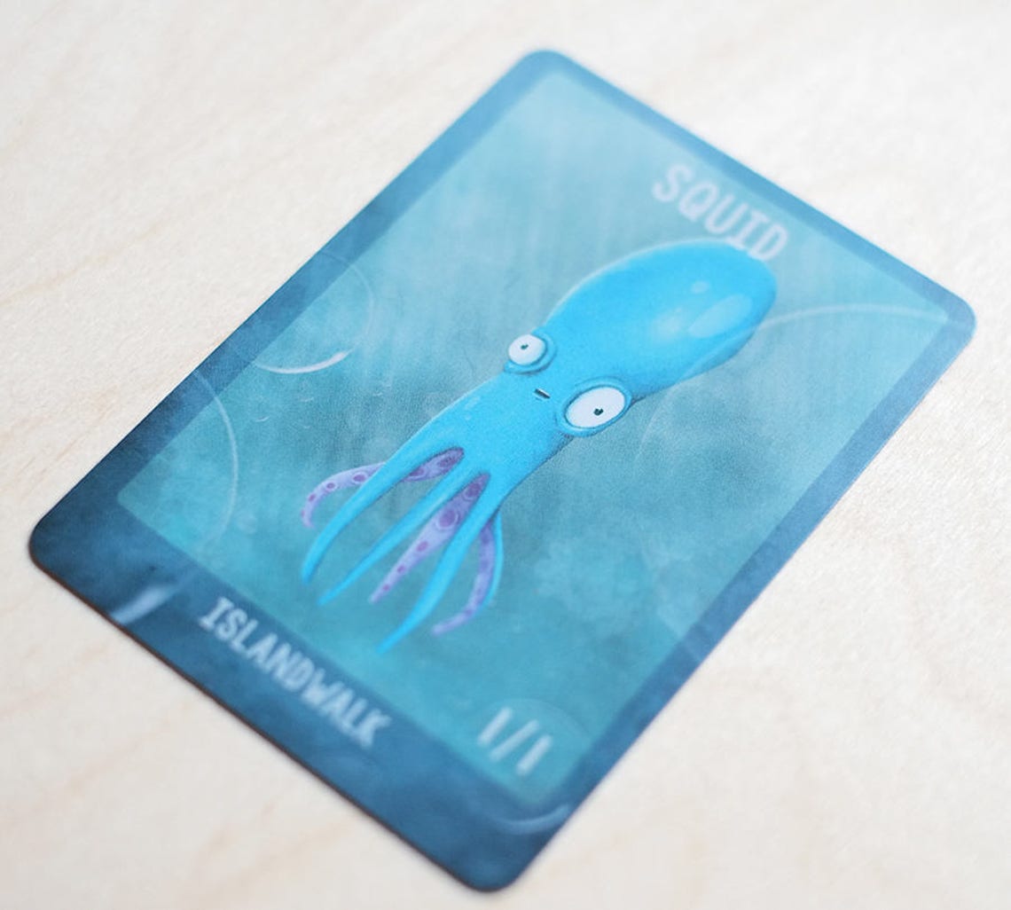 Squid Custom Token for Magic the Gathering, MTG - Etsy Sweden