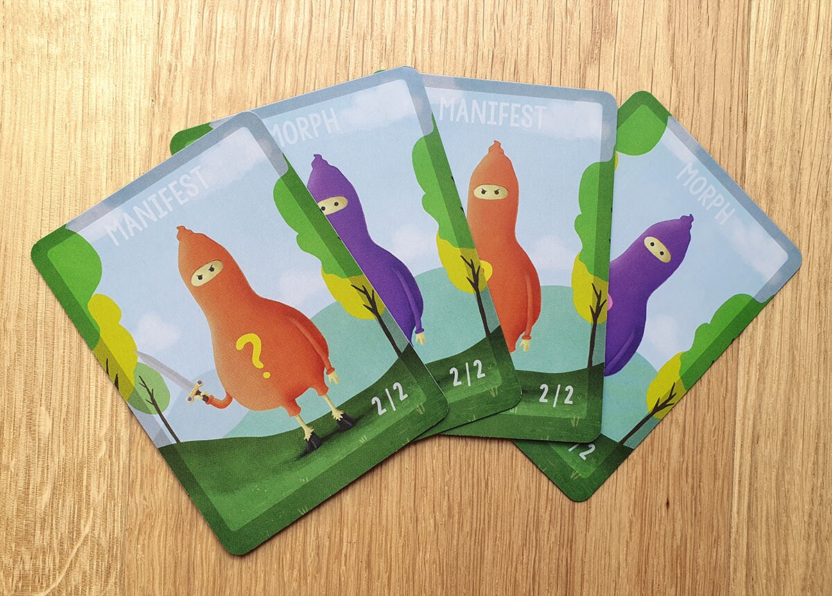 5 Morph Manifest Tokens for Magic the Gathering, MTG, Double Sided - Etsy