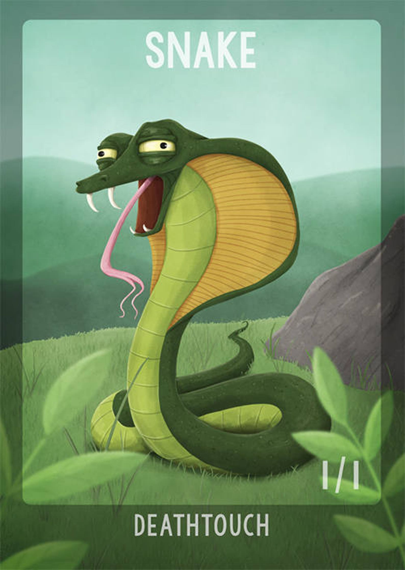 Snake Custom Token for Magic the Gathering, MTG - Etsy Sweden