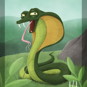 Snake Custom Token for Magic the Gathering, MTG - Etsy Sweden