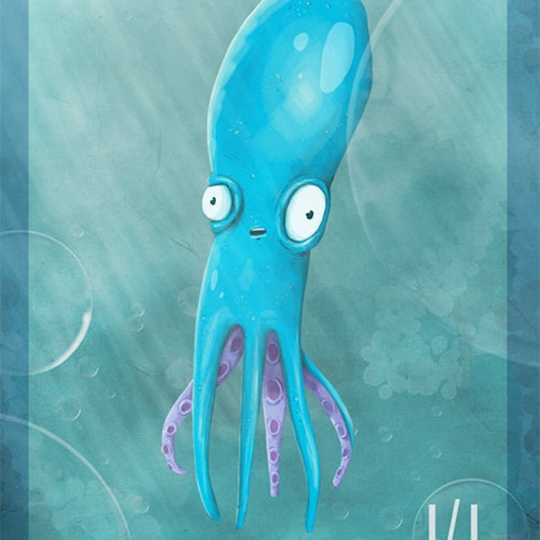 Squid Art - Etsy