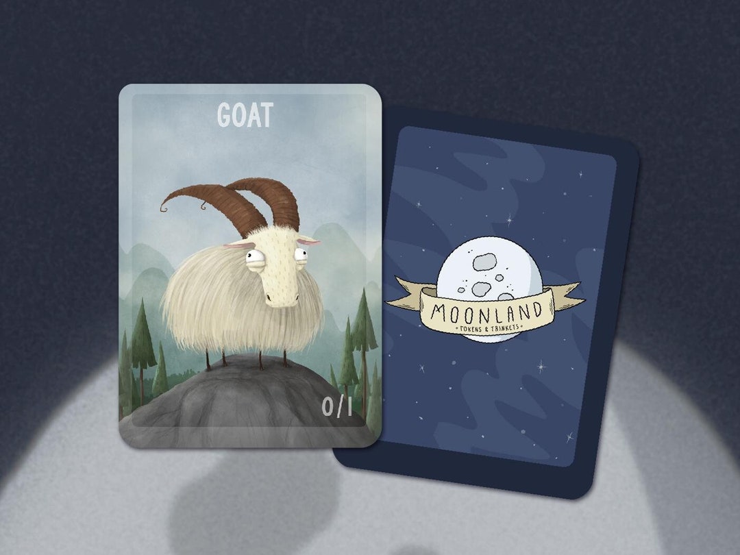 Goat White Token for Magic the Gathering, MTG - Etsy