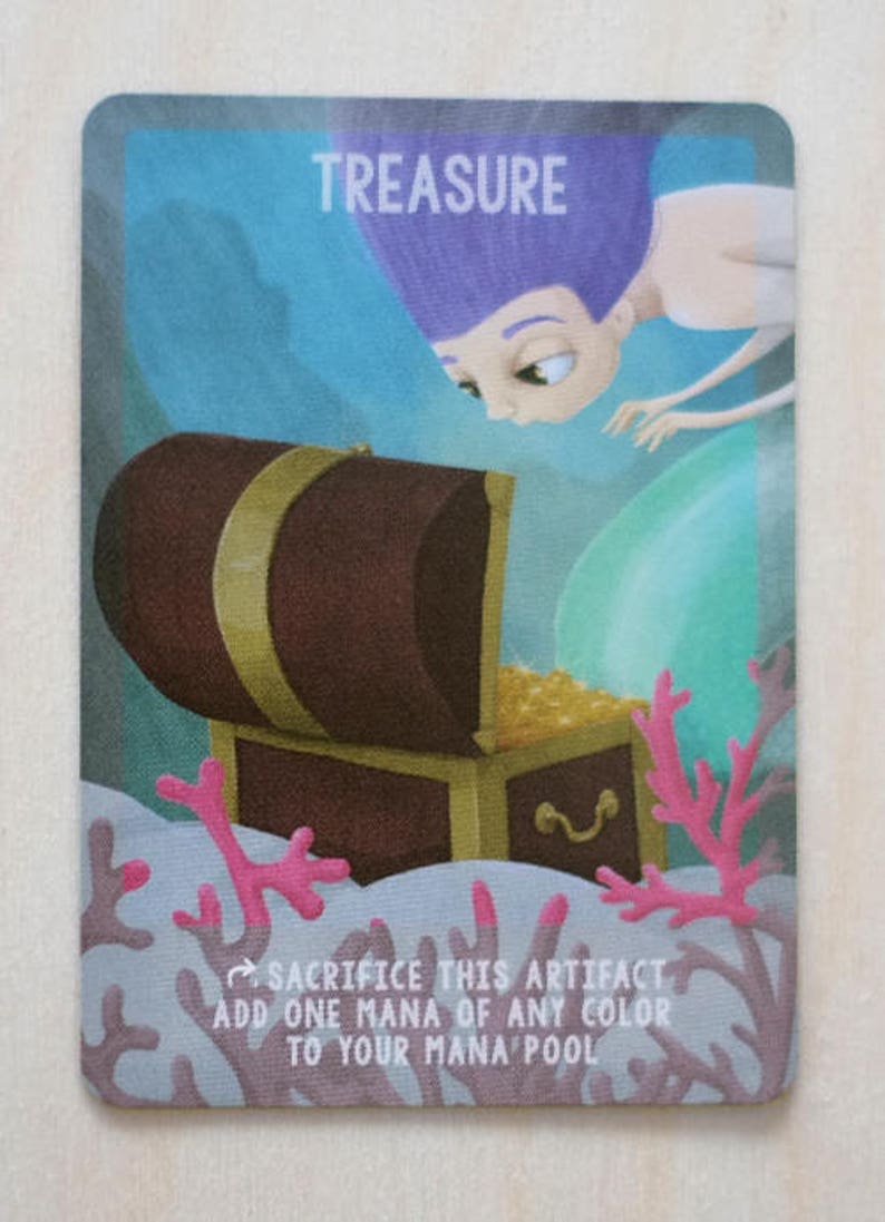 Treasure Custom Token for Magic the Gathering MTG - Etsy Sweden
