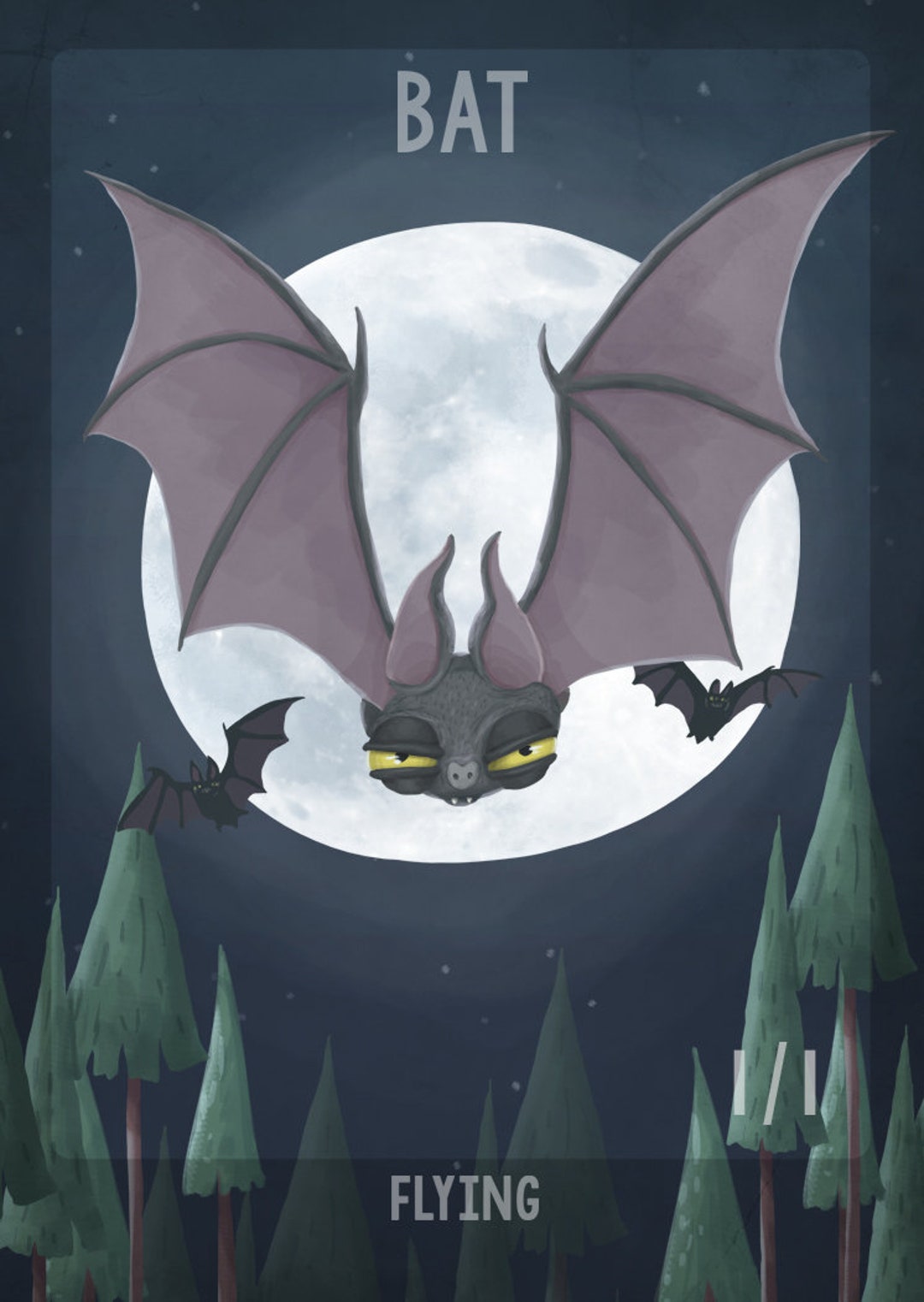 Bat Custom Token for Magic the Gathering MTG - Etsy