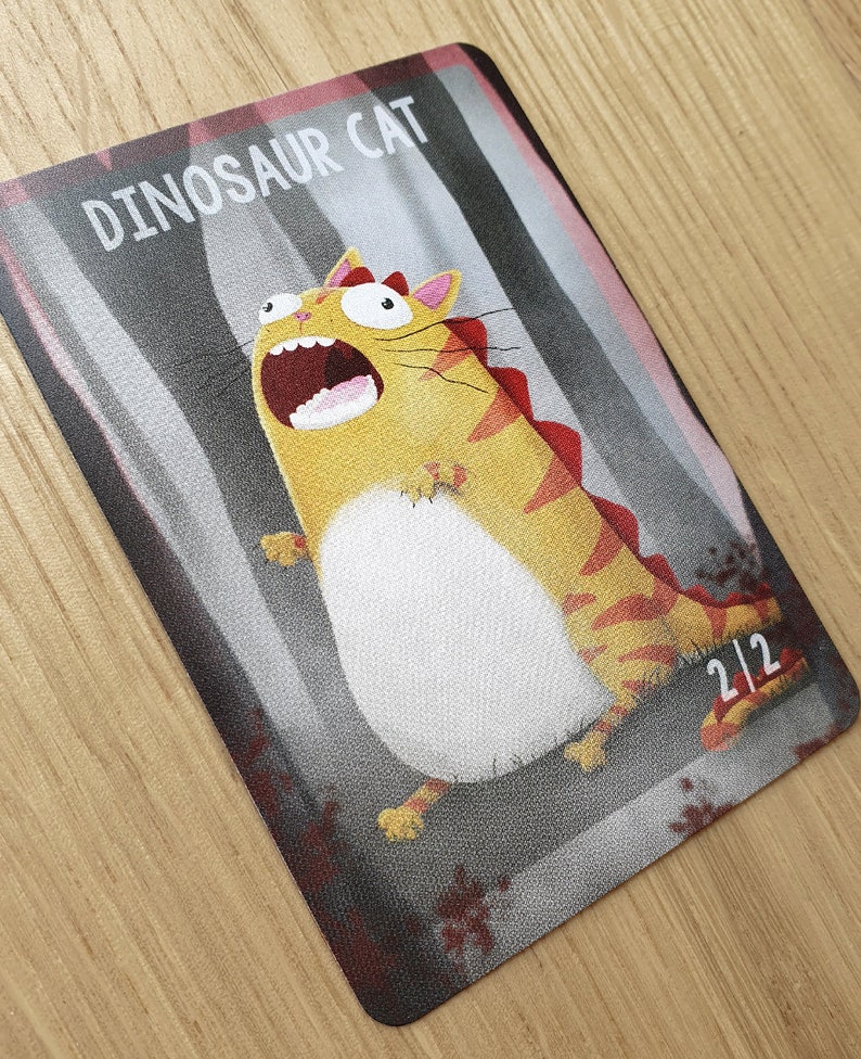 5 Dinosaur Cat Tokens for Gavi, Magic the Gathering, MTG - Etsy