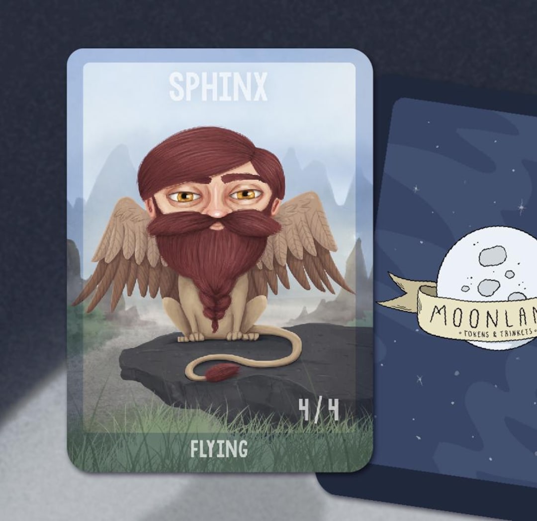 5 Sphinx Tokens for Magic the Gathering, MTG - Etsy