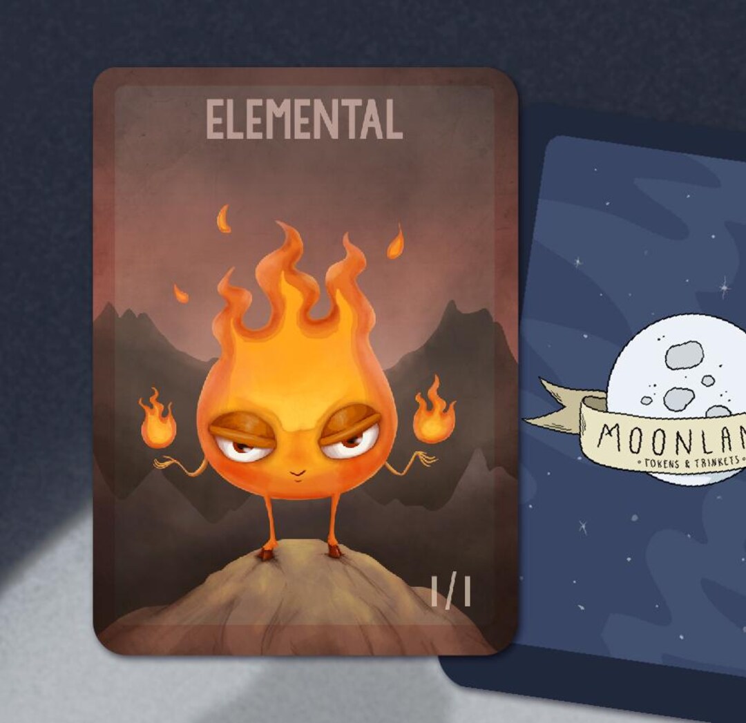 5 Elemental #3 Tokens for Magic the Gathering, MTG - Etsy