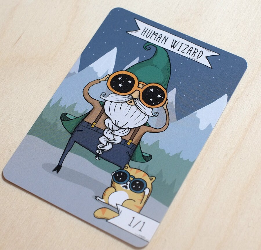Human Wizard Custom Token for Magic the Gathering, MTG - Etsy Sweden