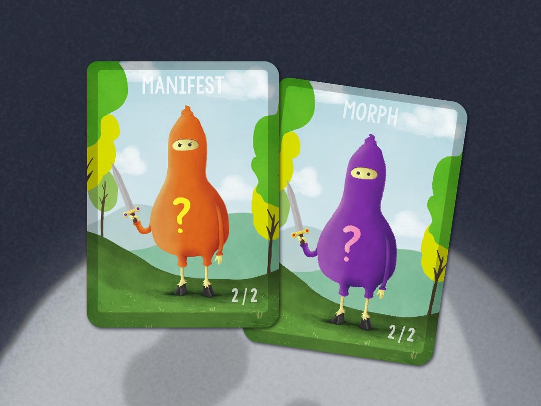 5 Morph Manifest Tokens for Magic the Gathering, MTG, Double Sided - Etsy