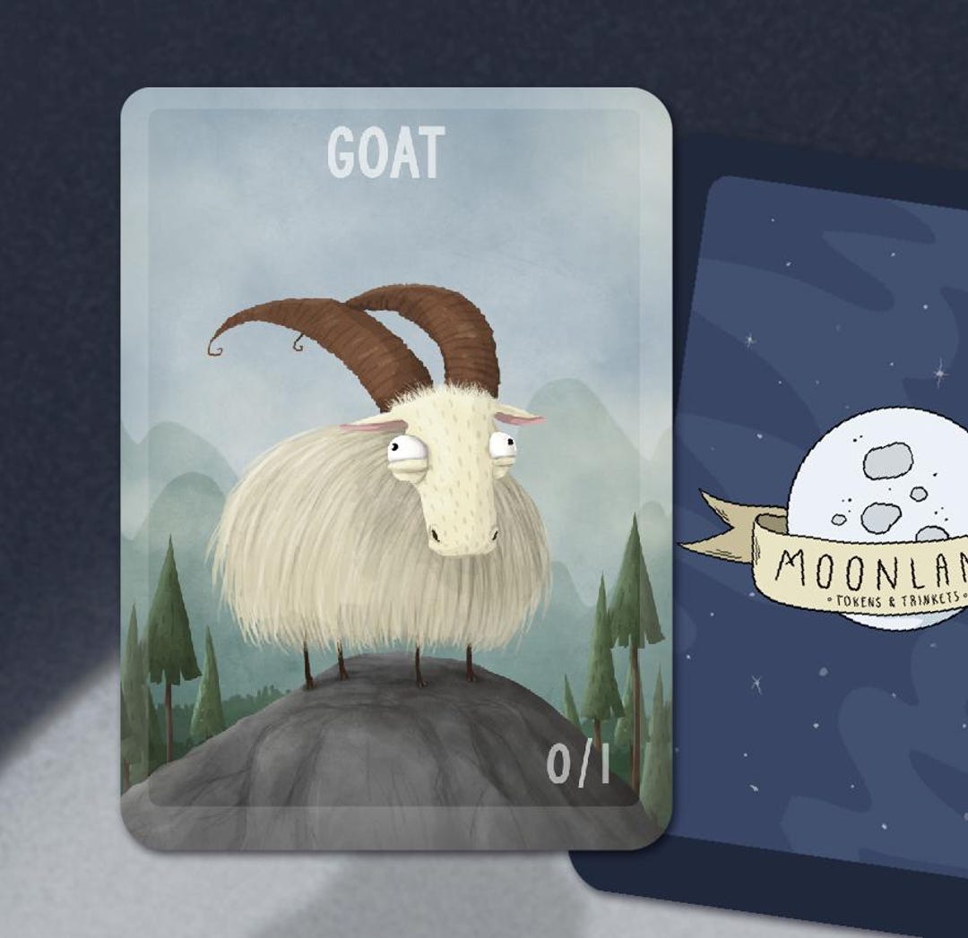 5 Goat Tokens for Magic the Gathering, MTG - Etsy Sweden