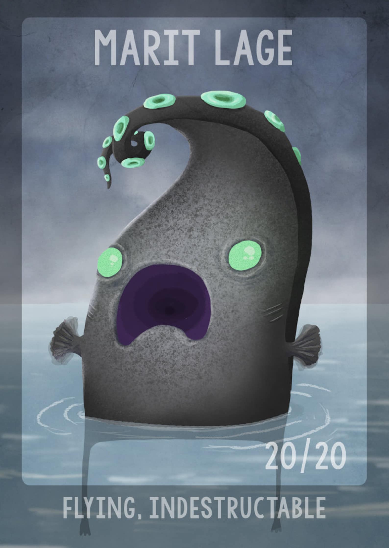 Marit Lage Custom Token for Magic the Gathering, MTG - Etsy