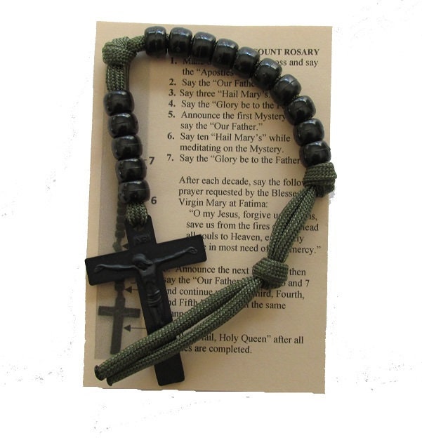 Warrior Pace Count Rosary - Etsy