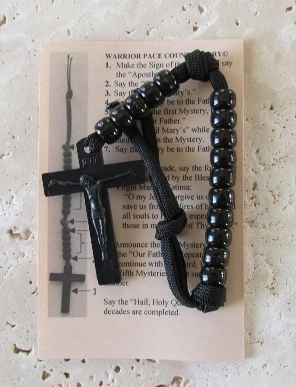 Warrior Pace Count Rosary - Etsy