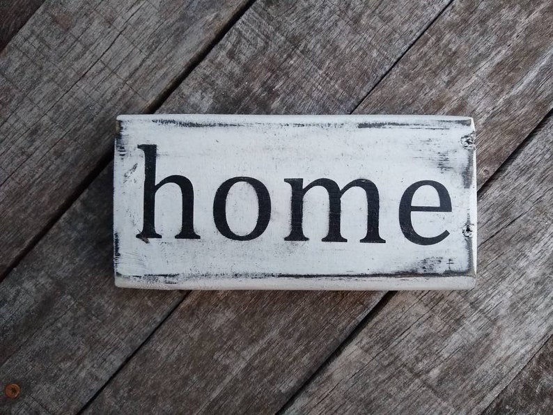 One Word Sign Custom Sign Farmhouse Style Sign Tiered Tray - Etsy