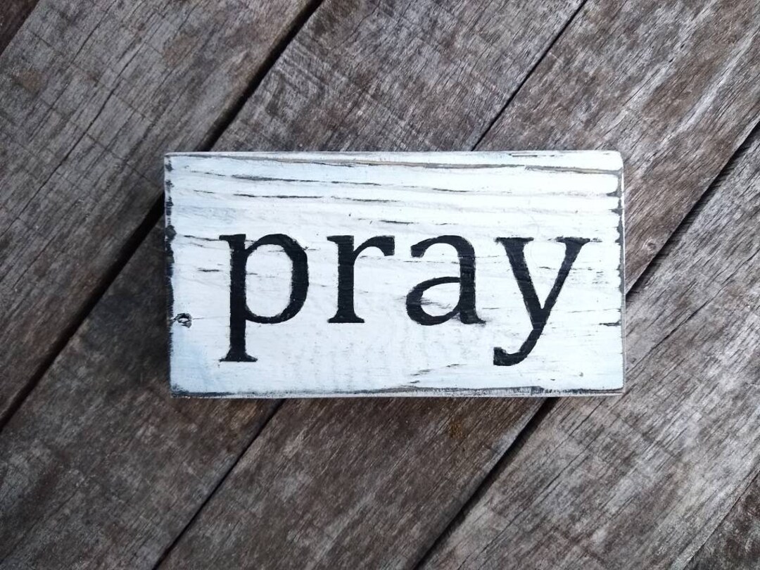 One Word Sign Custom Sign Farmhouse Style Sign Tiered Tray - Etsy