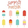 Summer Popsicle Clipart - Digital Clip Art for Scrapbooking- Card ...