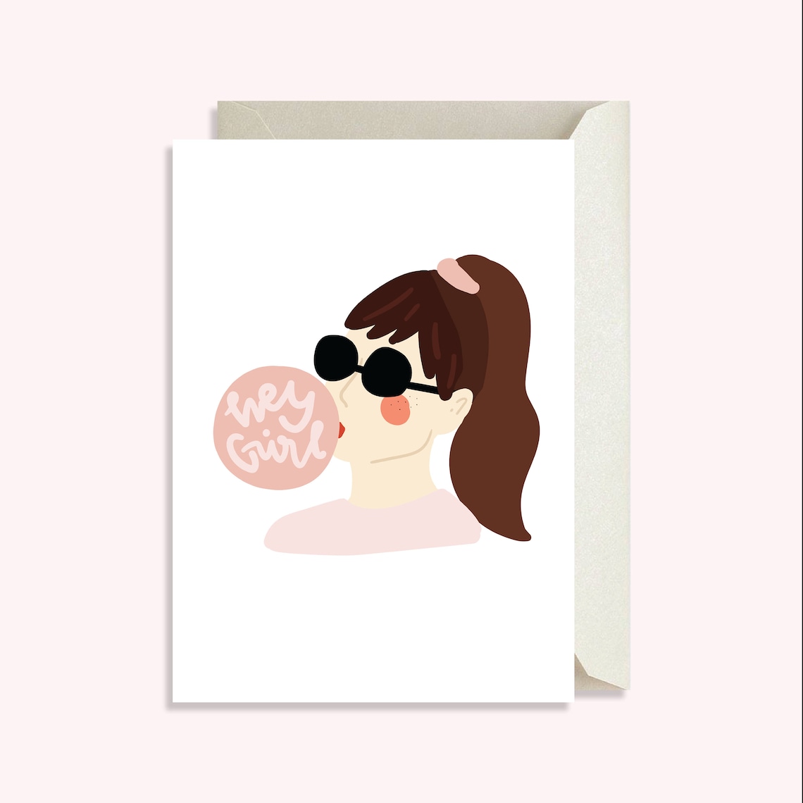 Hey Girl - Printable Card- Friend Card- Digital Download- Instant ...