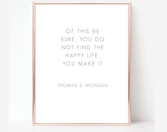 LDS Art Printable Christian Quotes Wall Decor Christian - Etsy