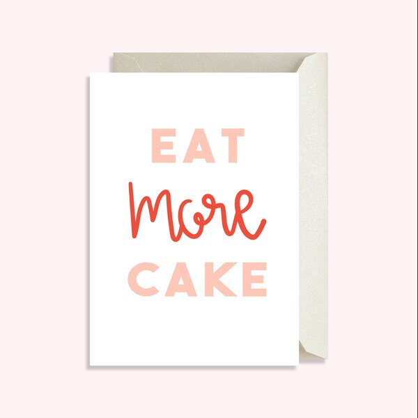 Eat More Cake - Etsy