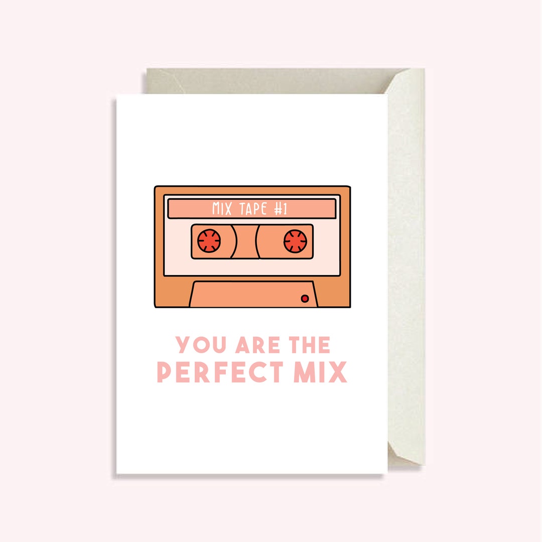 You Are the Perfect Mix - Printable Card - Funny Card - for Him - for ...