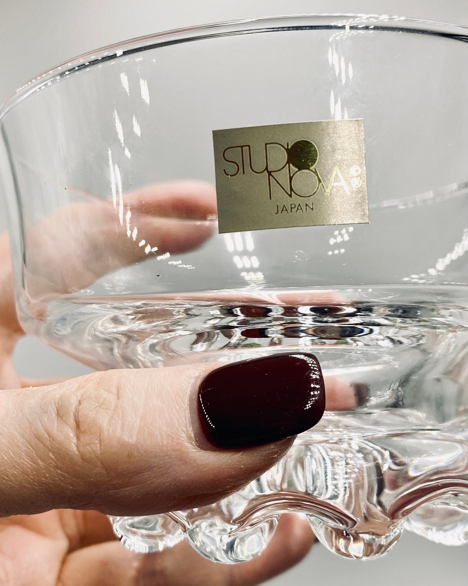 Vintage Studio Nova citadel Bowls Clear Pedestal Glass - Etsy