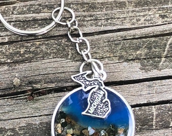 Michigan Keychain - Etsy