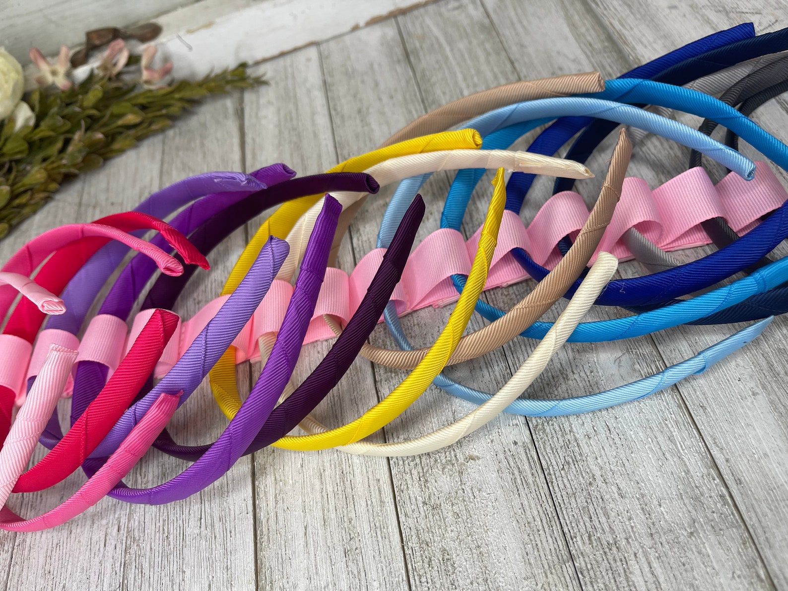 Add Hard Headband Ribbon Rings Headband Display Headband - Etsy