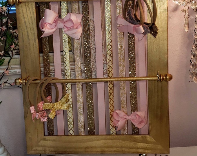 Huge Bow Holder, Tons of Headbands, Girl Nursery, Bow Organizer, Bow ...
