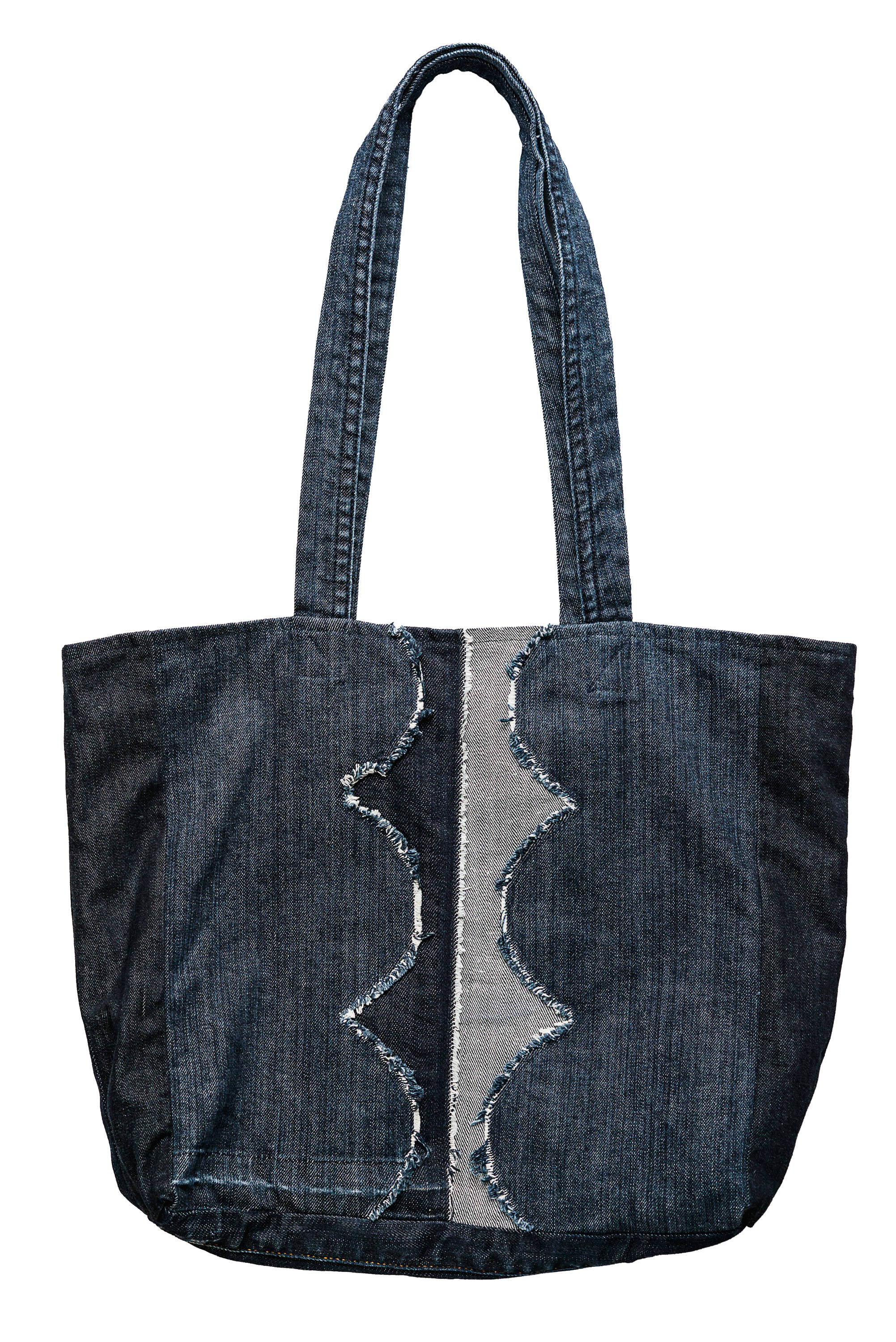 Patchwork Jeans Bag Upcycled Denim Bag Recycled Jeans Bag - Etsy