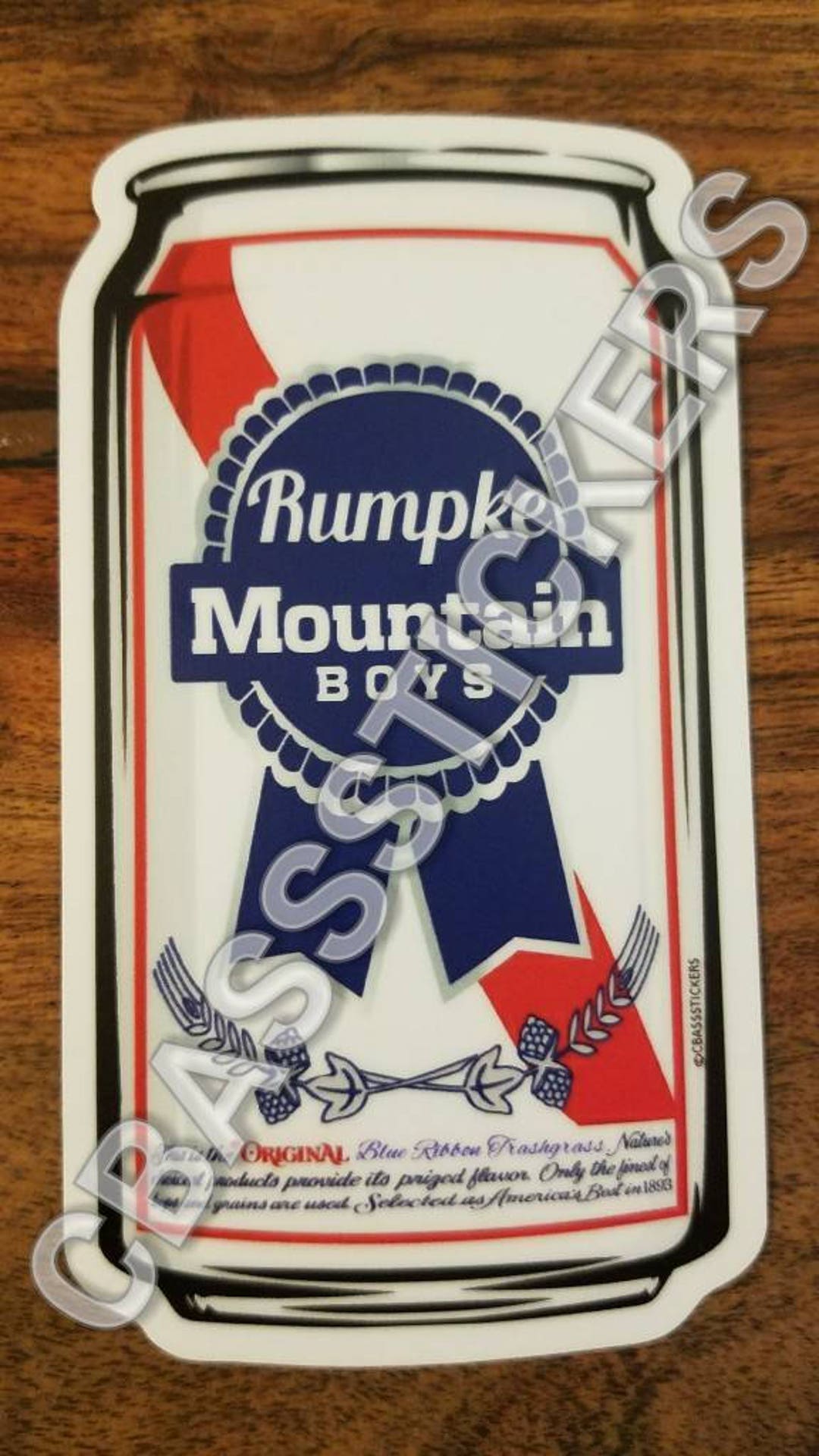 Rumpke Mountain Boys PBR Can Sticker - Etsy